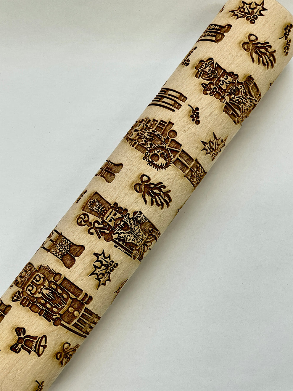 7" Nutcracker Textured Rolling Pin – Vermont Pottery Works